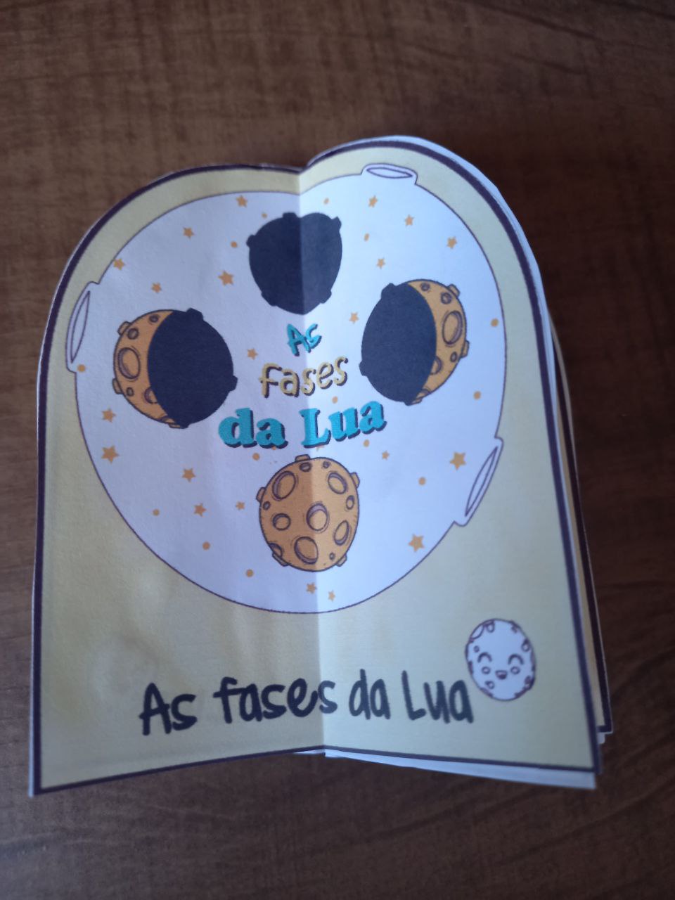 As fases da lua para crianças livrinho interativo com BNCC - BAÚ PEDAGÓGICO